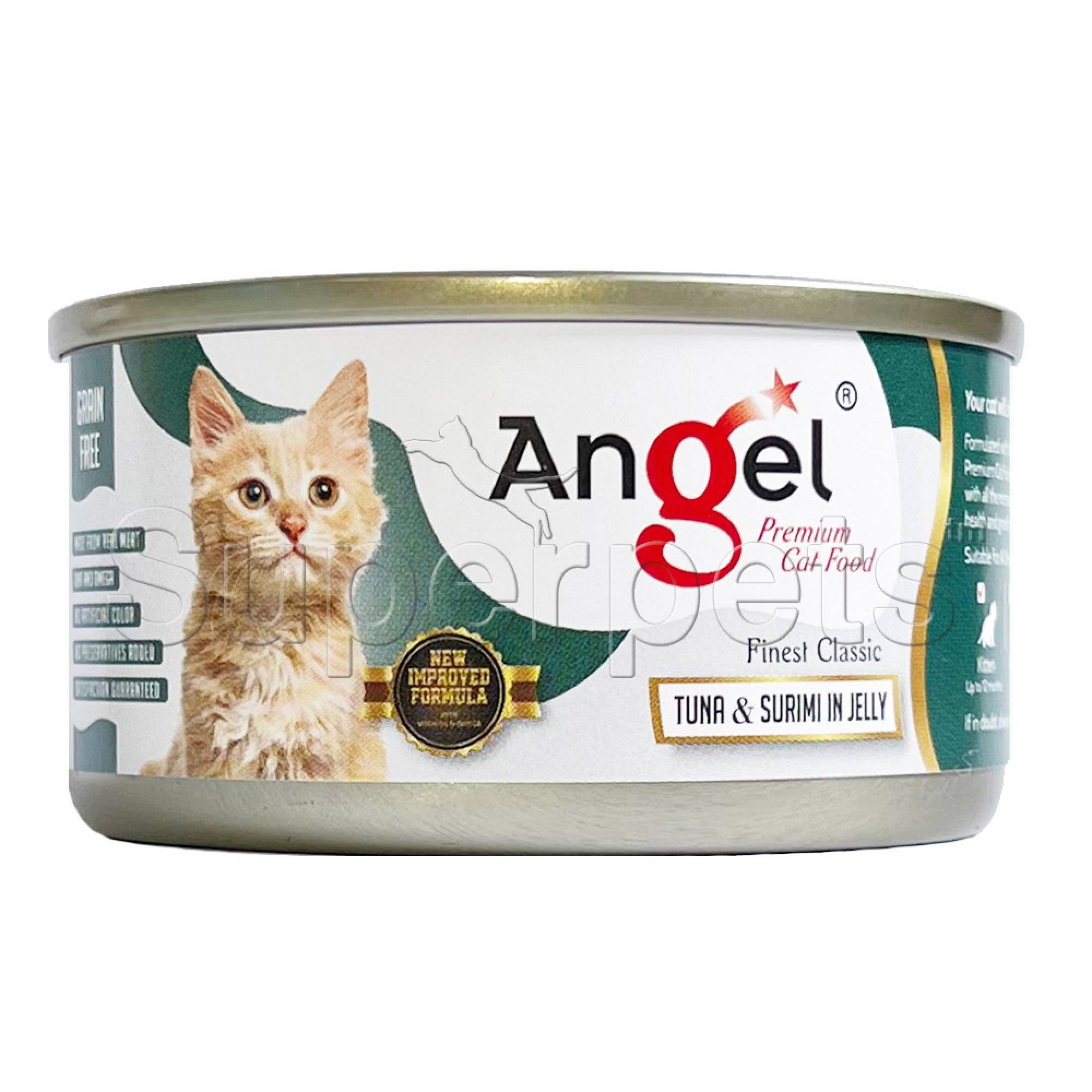 Angel Tuna and Surimi in Jelly 80g