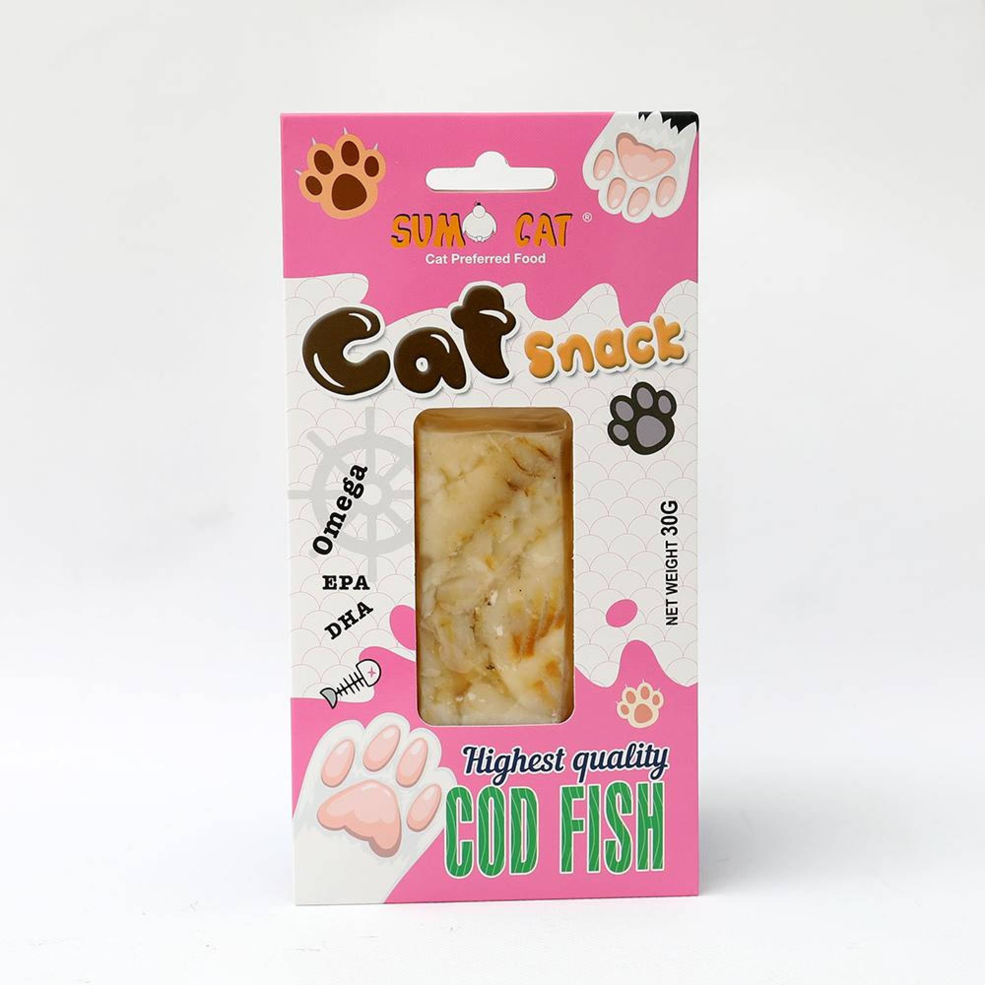 Sumo Cat Snack - Cod Fish 30g